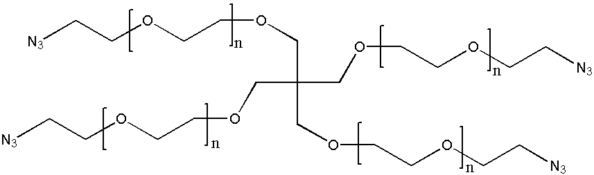 四臂PEG叠氮,4ARM-PEG-N3,芃硕生物